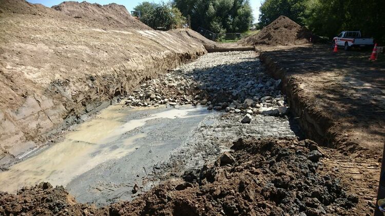 Park Terrace Stopbank - Simcox Construction